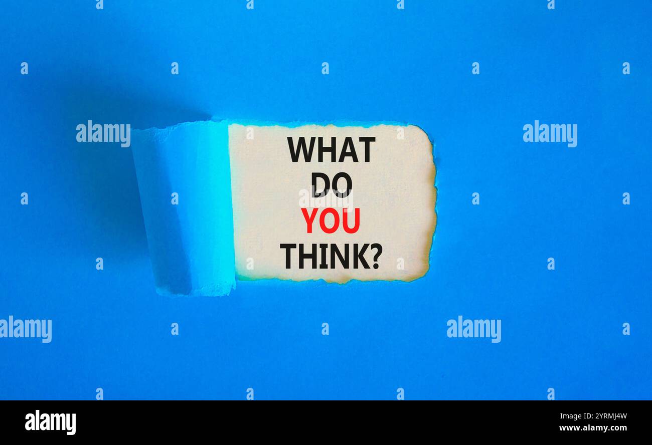 What do you think symbol. Concept words What do you think on beautiful ...