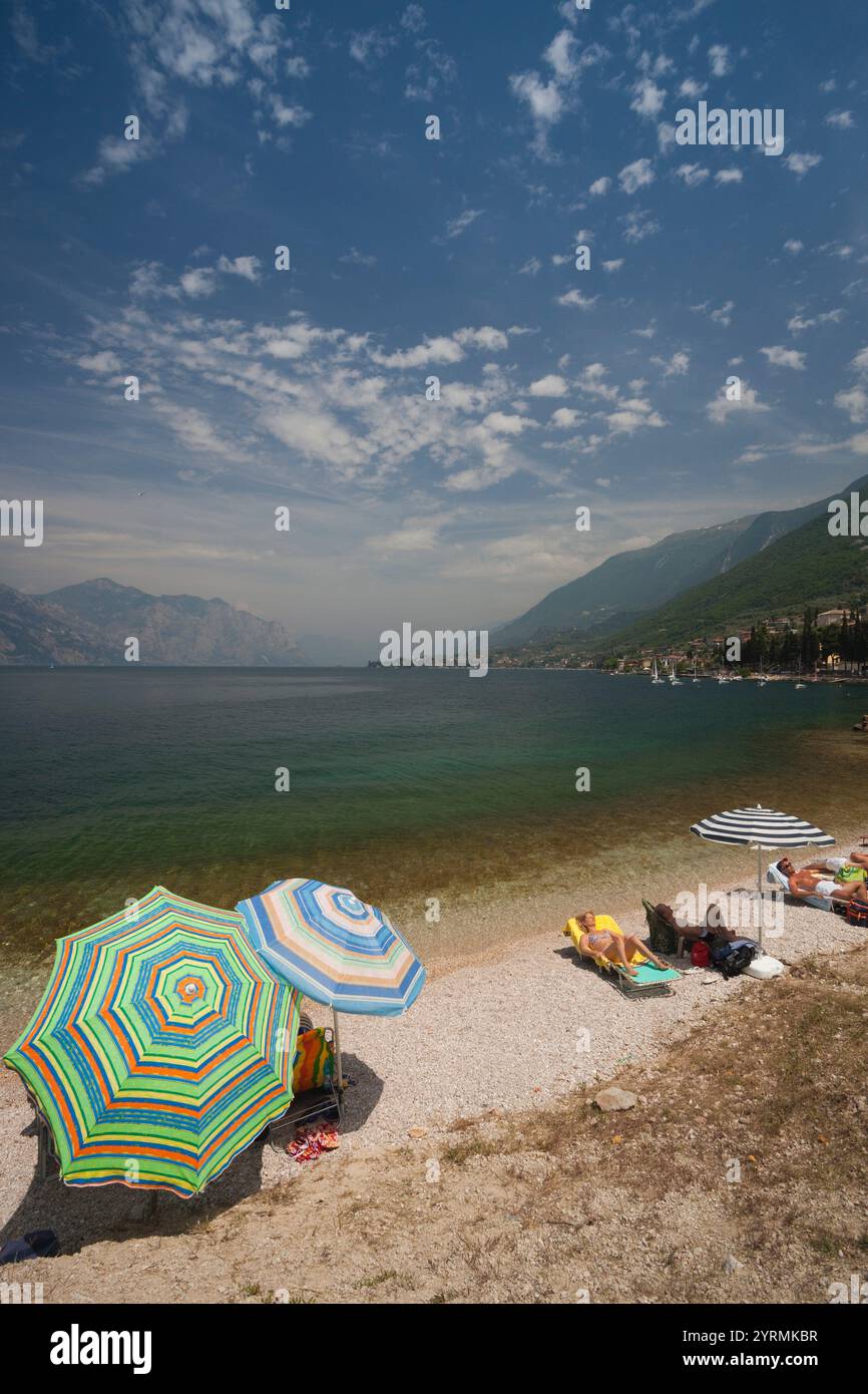 Italy, Veneto, Lake District, Lake Garda, Assenza, Lake Garda ...