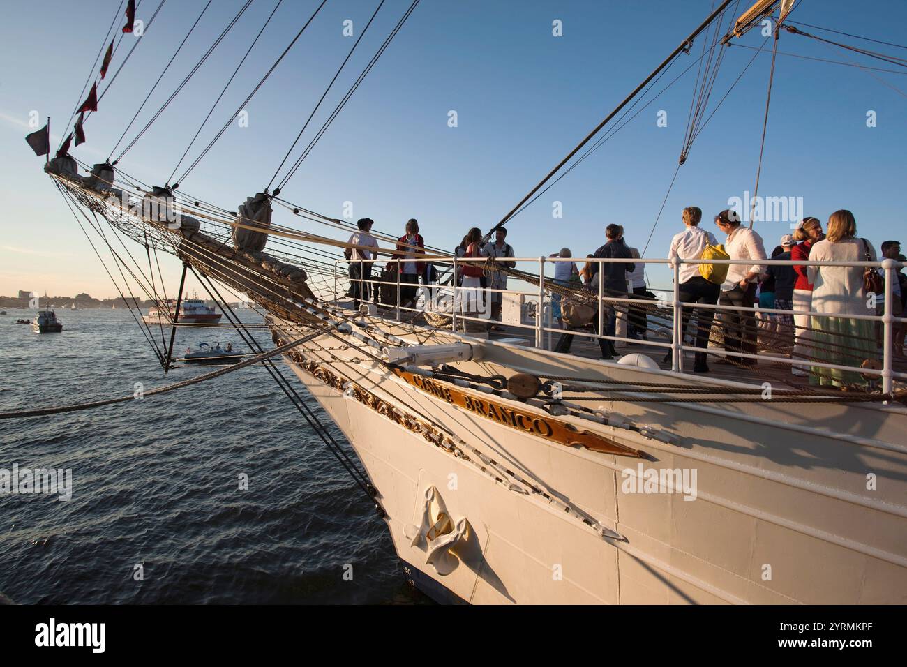 USA,Massachusetts, Boston, Sail Boston Tall Ships Festival, Brazilian ...