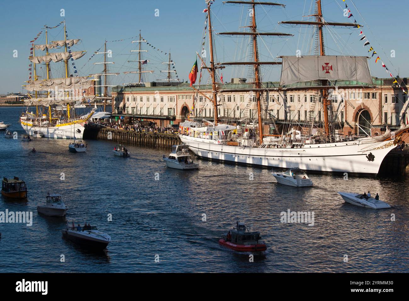 USA,Massachusetts, Boston, Sail Boston Tall Ships Festival, Romanian ...