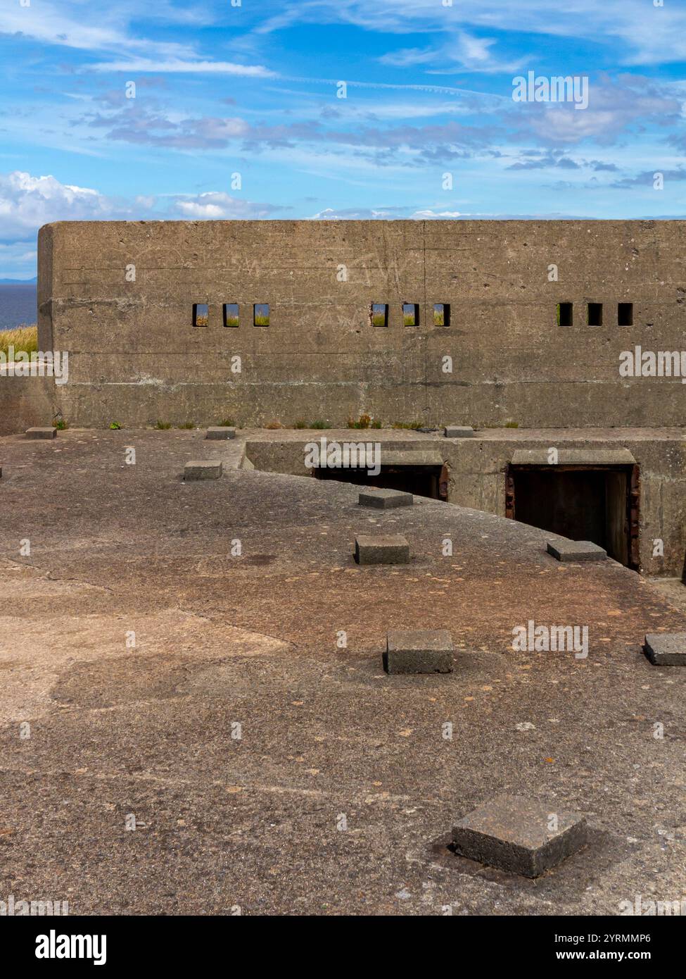 Brean Down Fort a Victorian naval fortification on the Bristol Channel ...