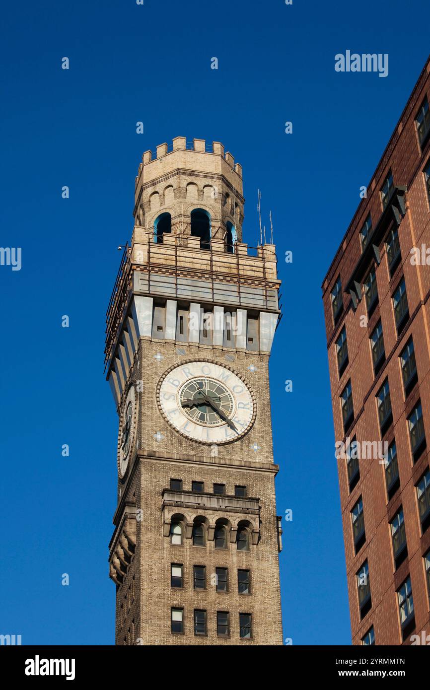USA, Maryland, Baltimore, Bromo Seltzer Tower Stock Photo - Alamy
