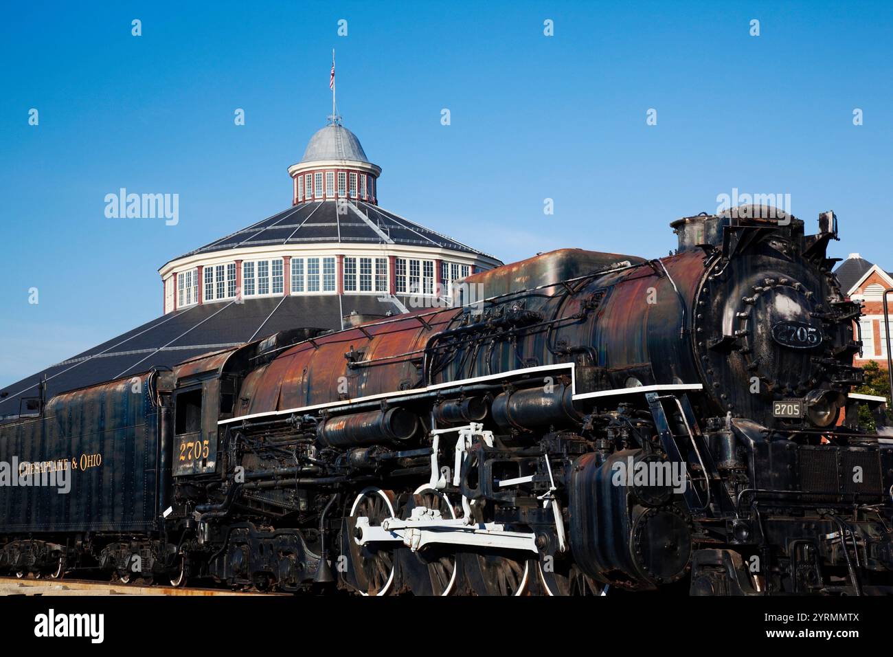 USA, Maryland, Baltimore, Baltimore and Ohio, B&O, Railroad Museum, old trains Stock Photo - Alamy