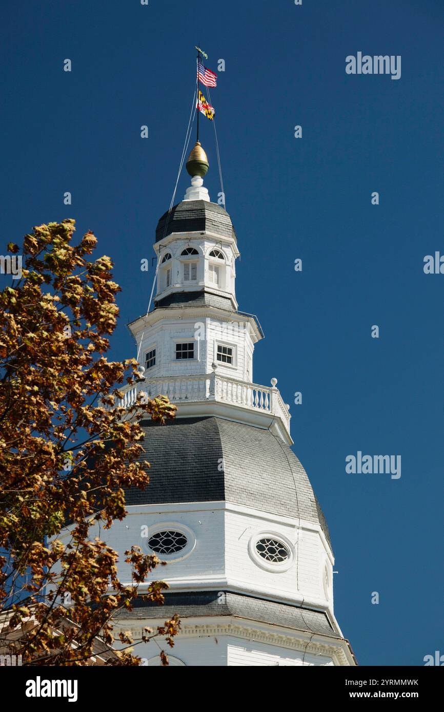 USA, Maryland, Annapolis, Maryland State House building Stock Photo - Alamy