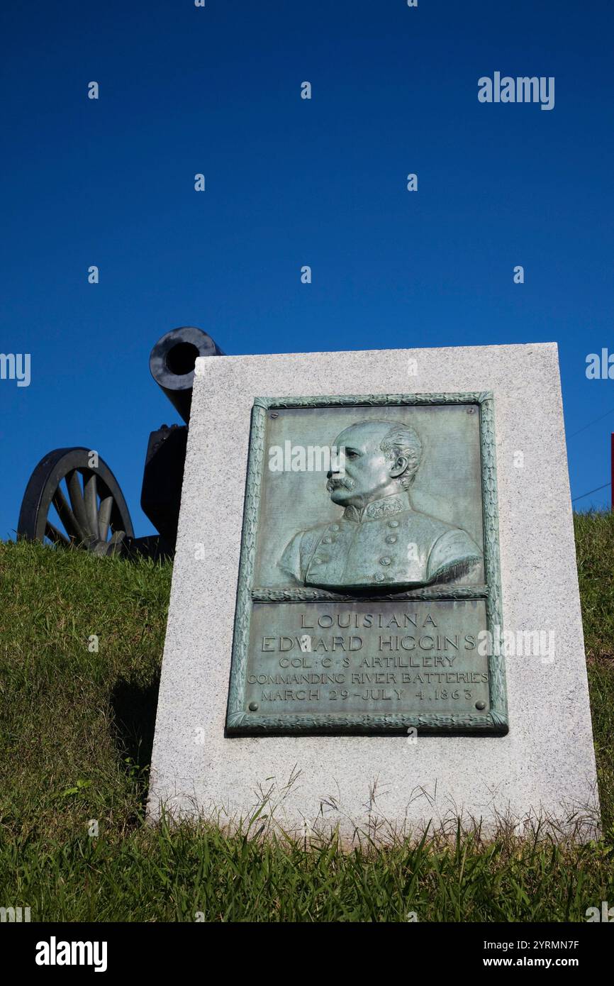 USA, Mississippi, Vicksburg, Riverfront Park, US Civil War battle ...