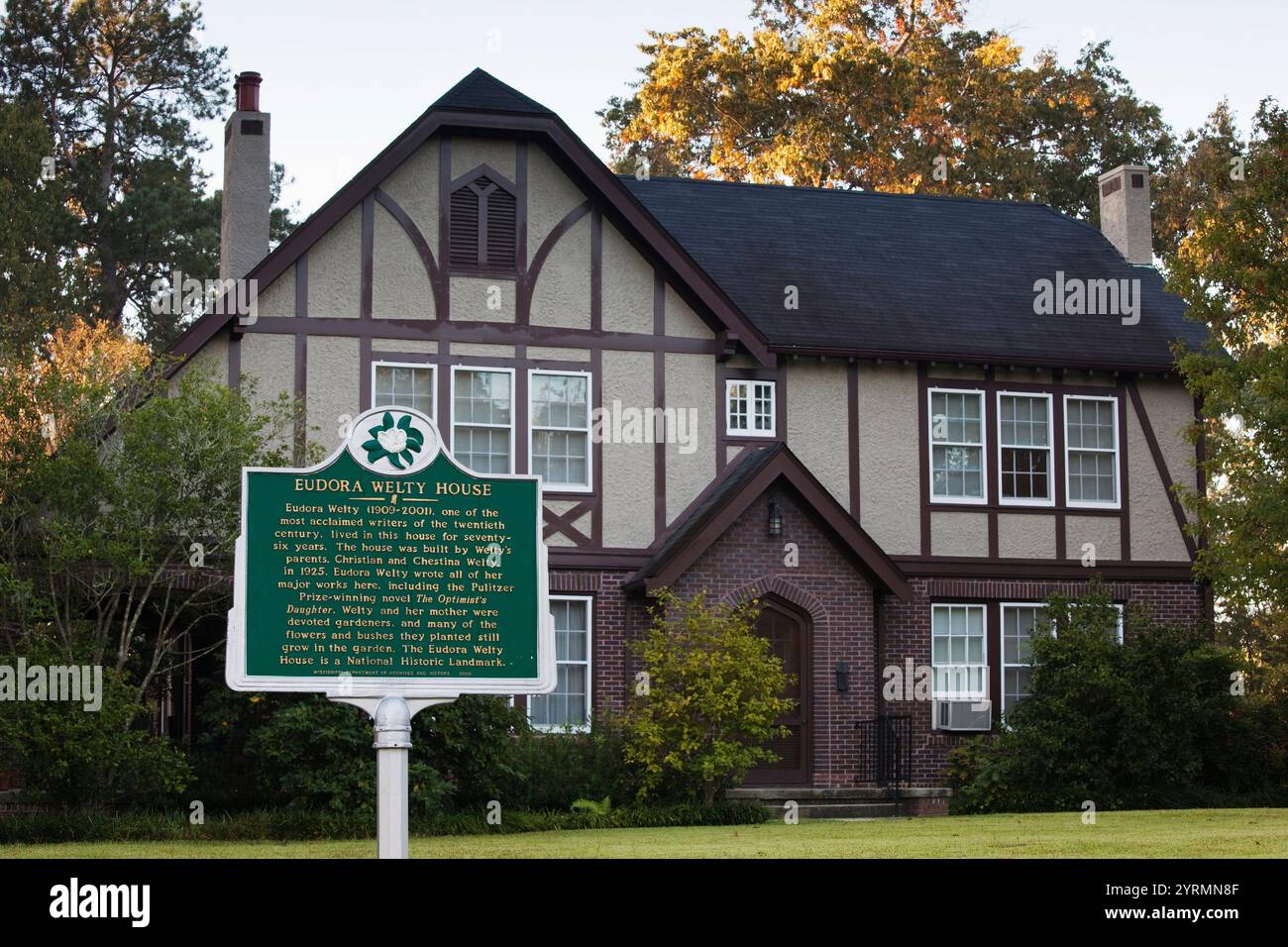 USA, Mississippi, Jackson, Eudora Welty House, home of noted American ...