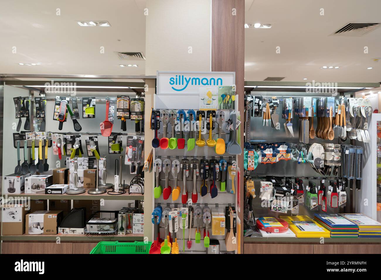 KUALA LUMPUR, MALAYSIA - DECEMBER 01, 2023: goods on display in Isetan ...