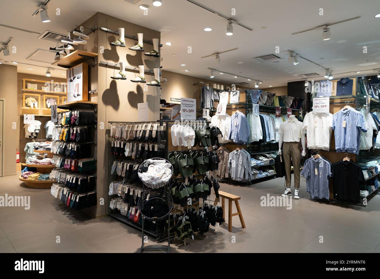 KUALA LUMPUR, MALAYSIA - DECEMBER 01, 2023: inside Muji store in Suria ...
