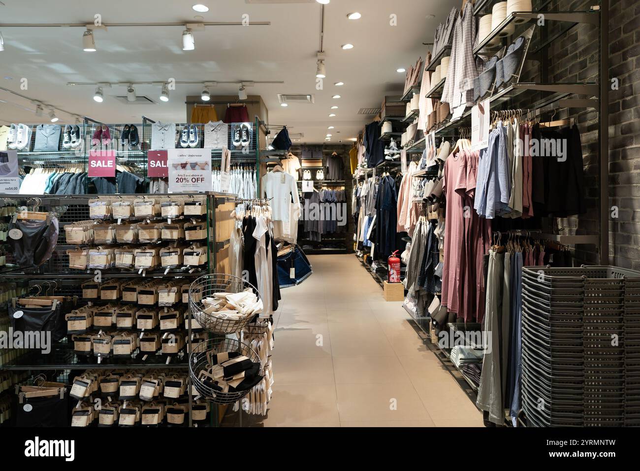 KUALA LUMPUR, MALAYSIA - DECEMBER 01, 2023: inside Muji store in Suria ...
