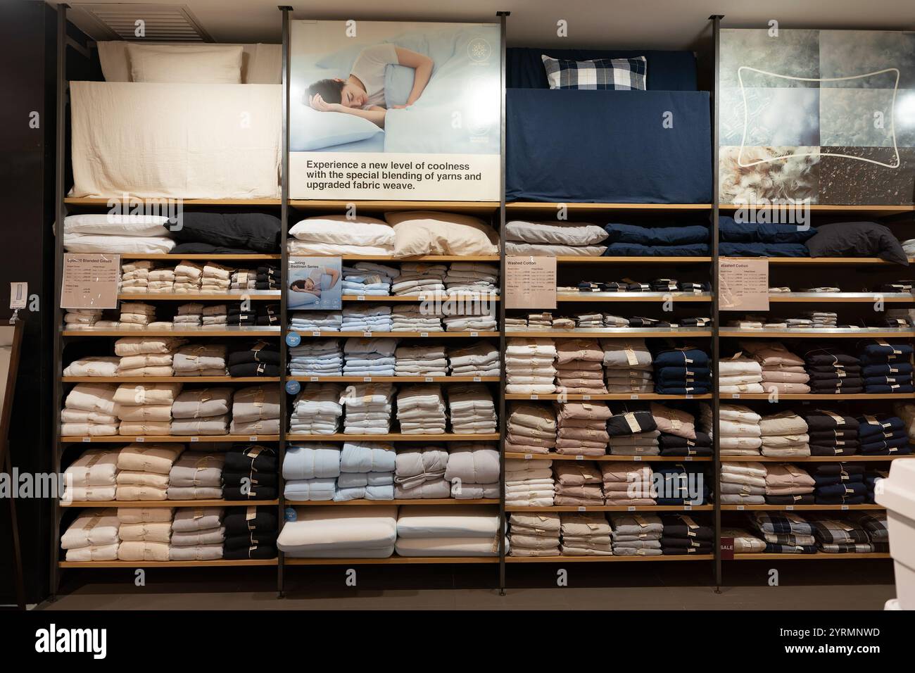 KUALA LUMPUR, MALAYSIA - DECEMBER 01, 2023: inside Muji store in Suria ...