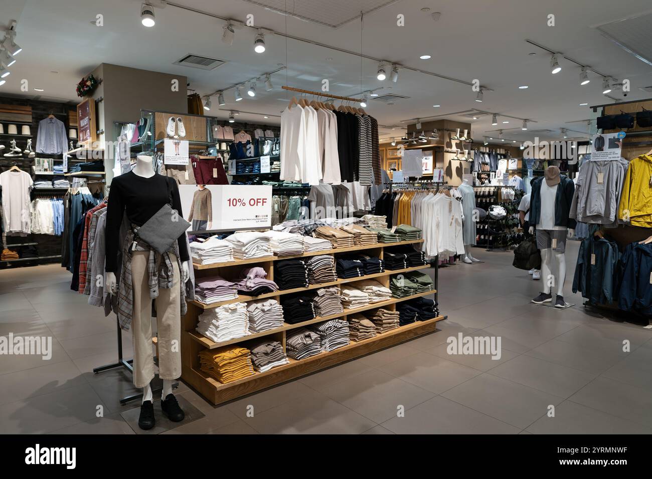 KUALA LUMPUR, MALAYSIA - DECEMBER 01, 2023: inside Muji store in Suria ...