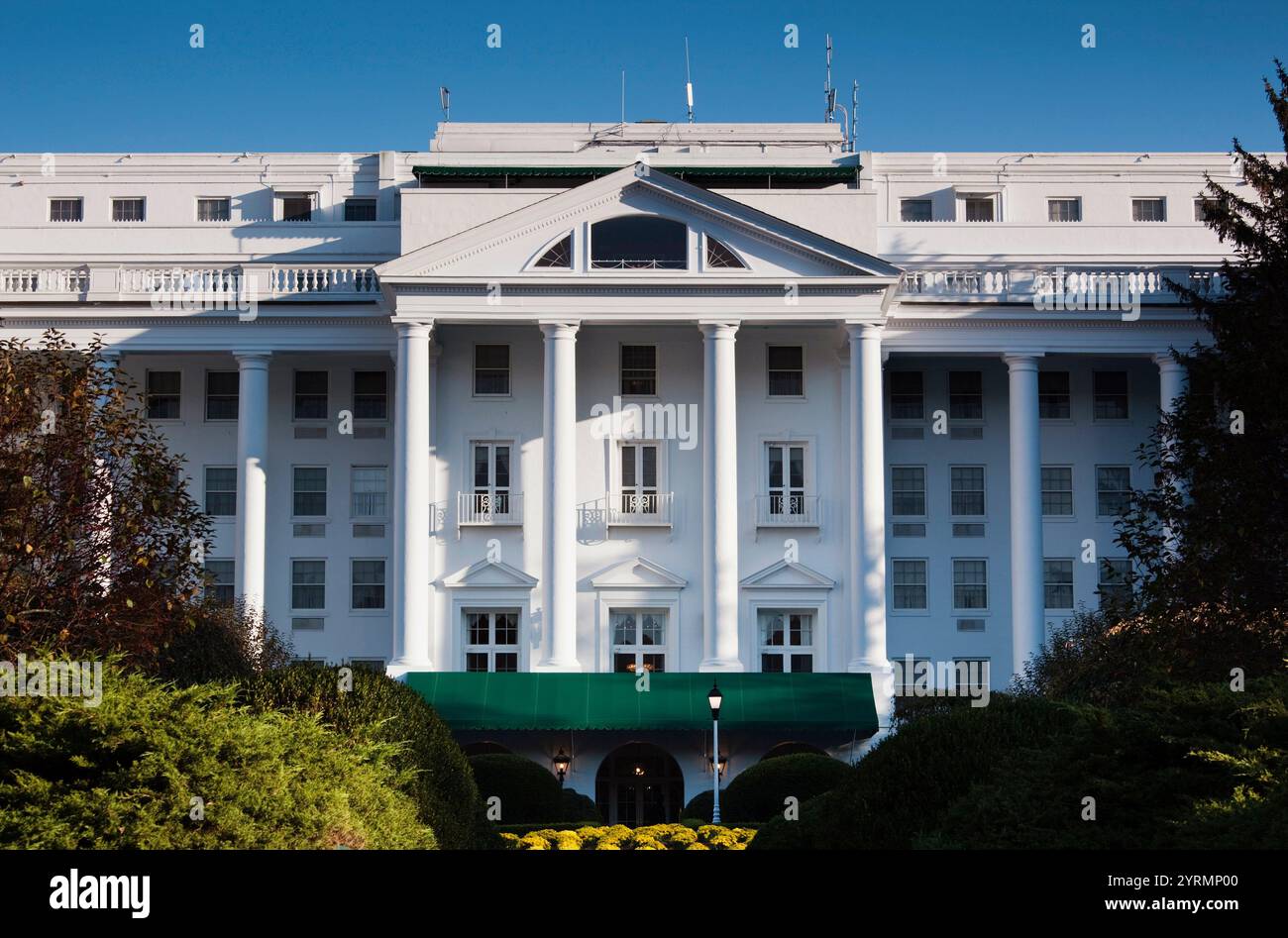 USA, West Virginia, White Sulphur Springs, The Greenbrier Resort Stock ...