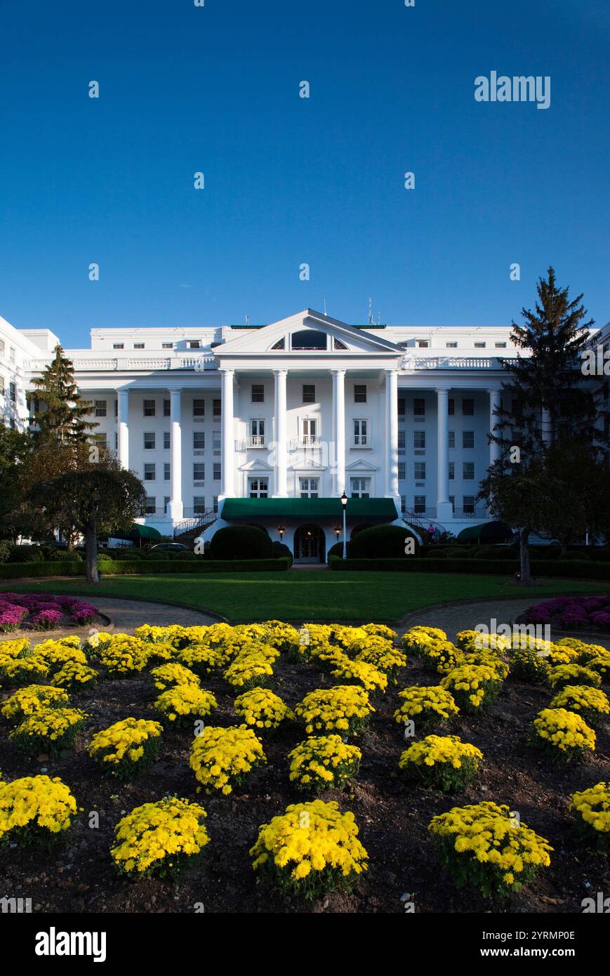 USA, West Virginia, White Sulphur Springs, The Greenbrier Resort Stock ...
