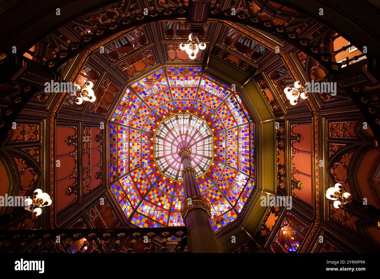 USA, Louisiana, Baton Rouge, Louisiana Old State Capitol Museum ...