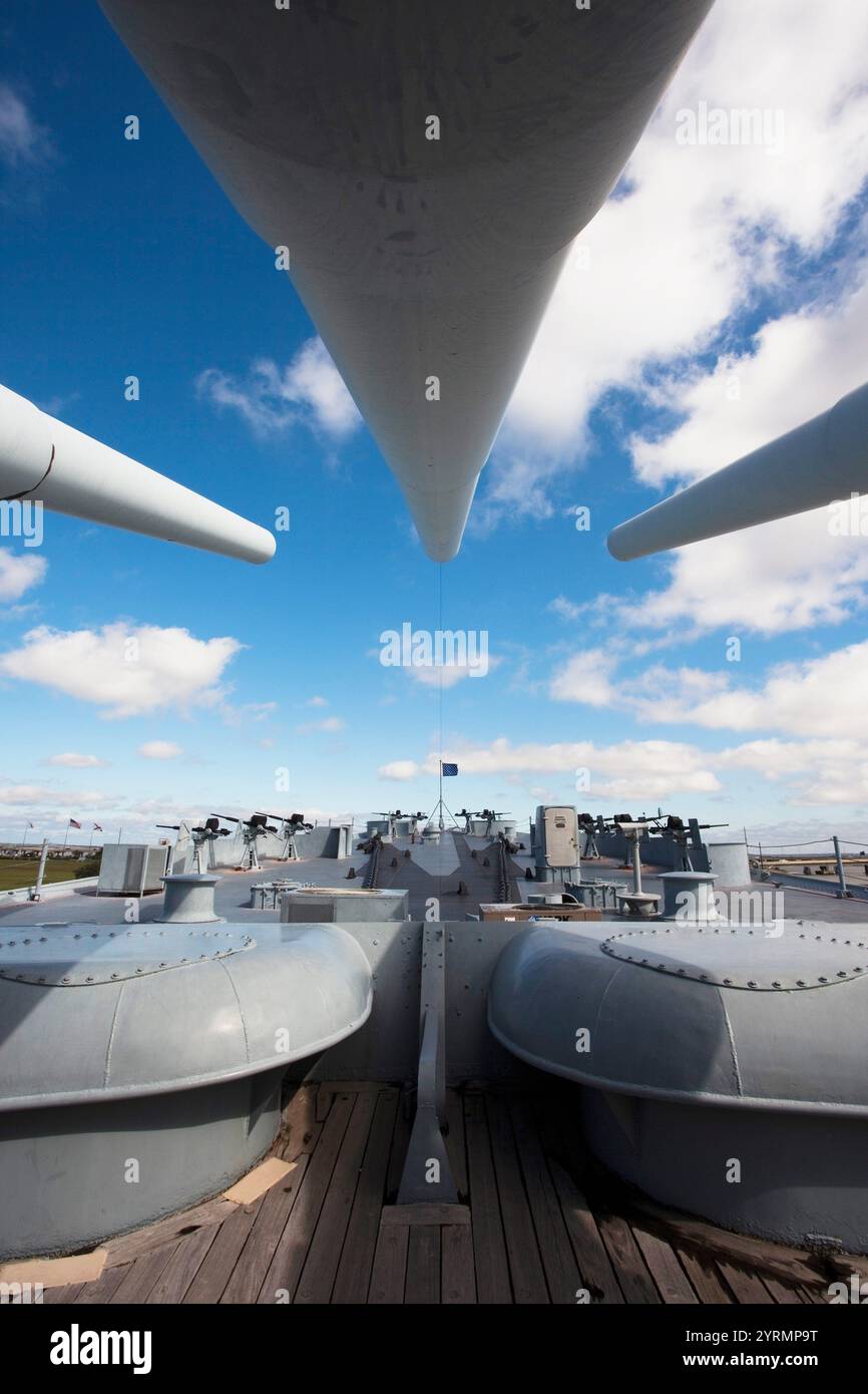 USA, Alabama, Mobile, Battleship Memorial Park, World War 2-era ...