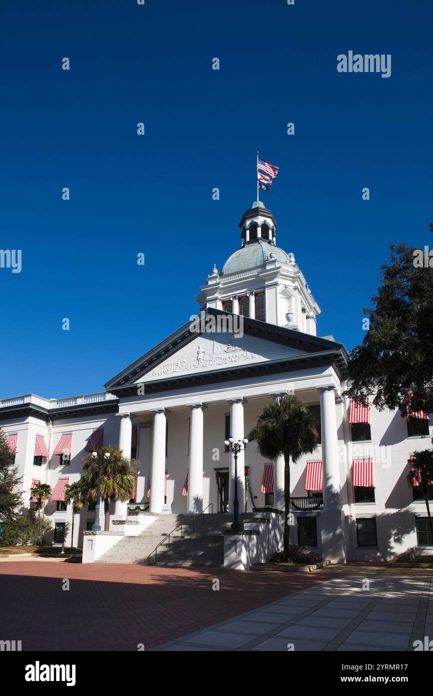 USA, Florida, Tallahassee, Historic 1902 State Capitol, view from the ...