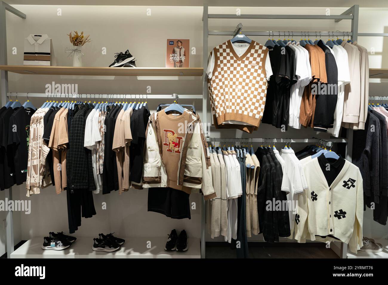 KUALA LUMPUR, MALAYSIA - DECEMBER 01, 2023: apparel on display at the ...