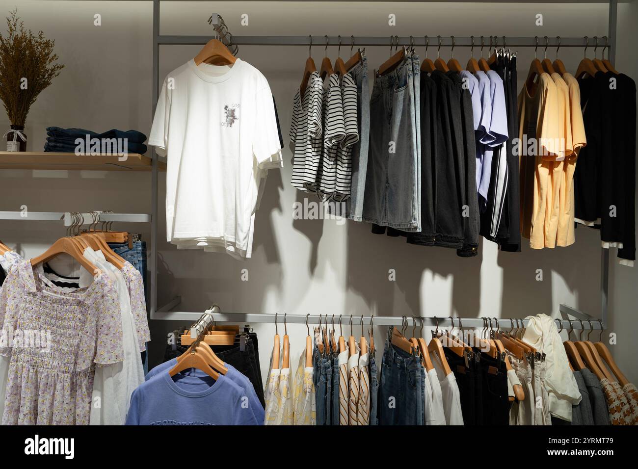 KUALA LUMPUR, MALAYSIA - DECEMBER 01, 2023: apparel on display at the ...