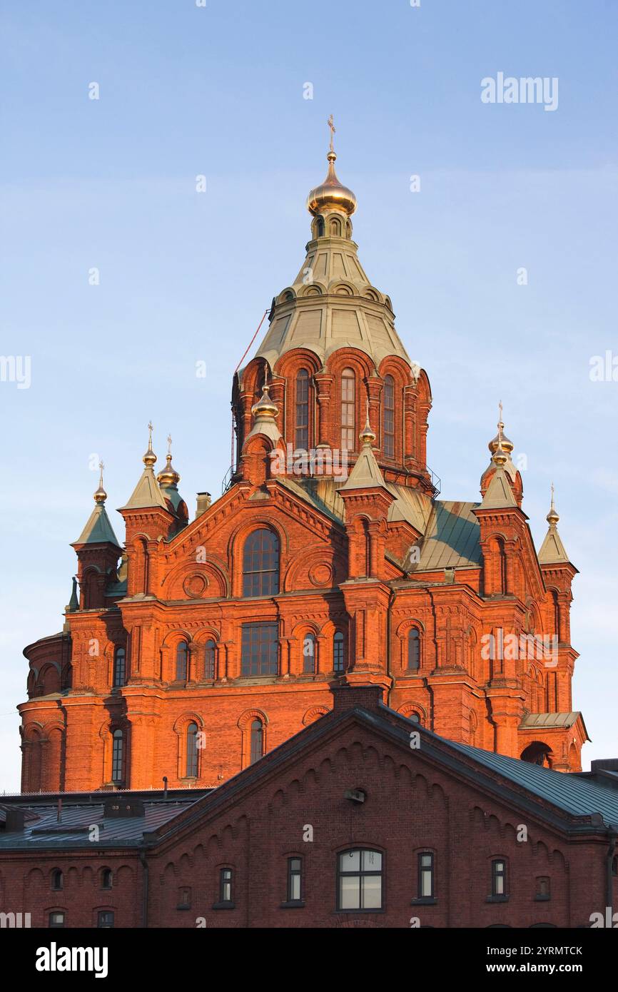 Finland, Helsinki, Uspenski Orthodox Cathedral Stock Photo - Alamy