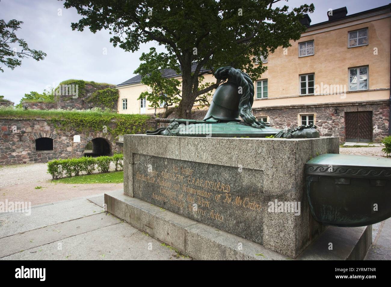 Finland, Helsinki, Suomenlinna-Sveaborg Fortress, Tomb of Augustin ...