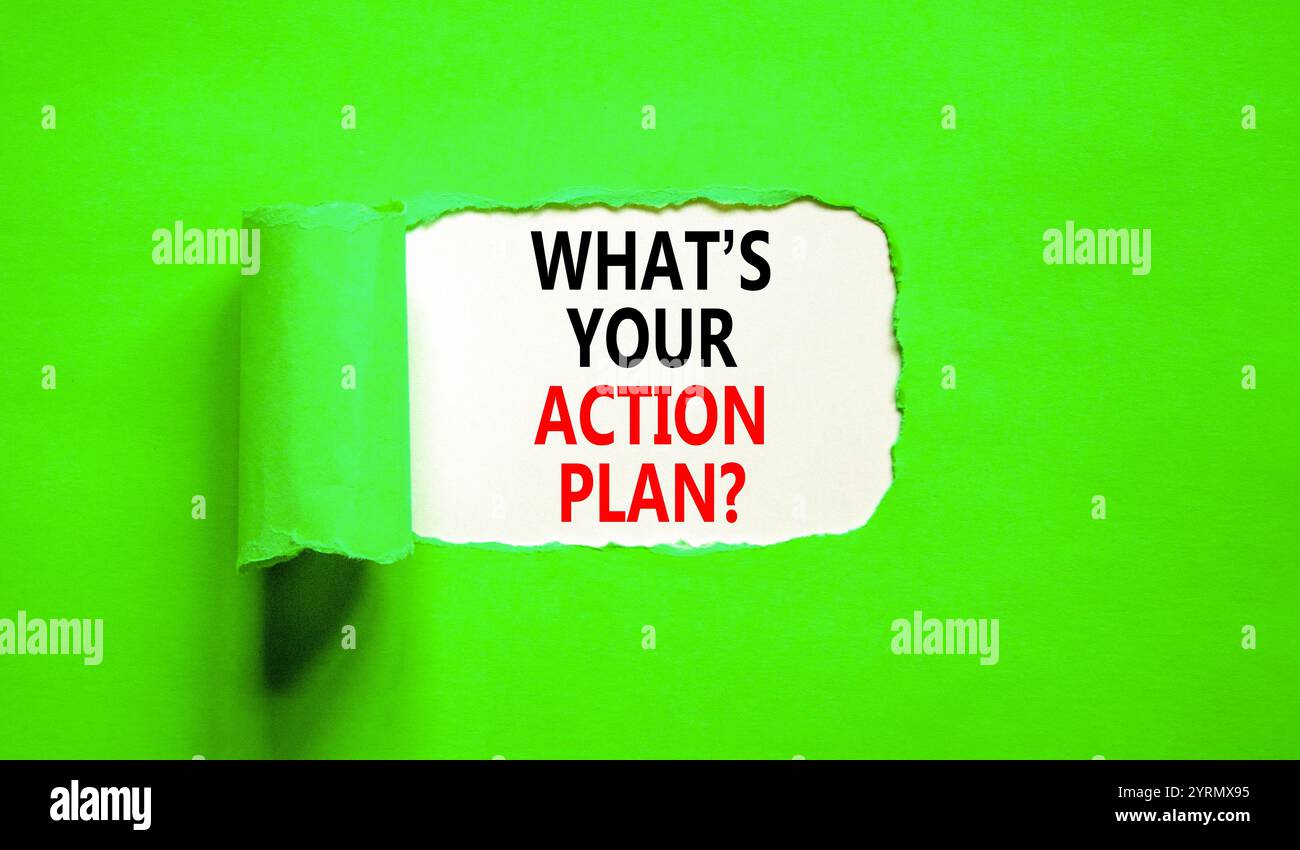 Action plan symbol. Concept words What is your action plan on beautiful ...