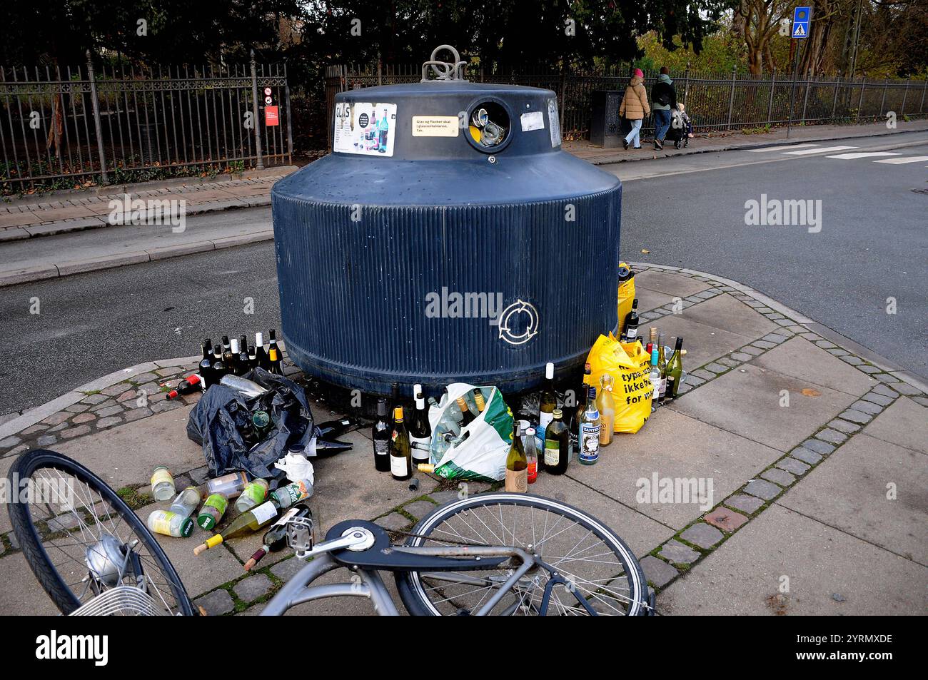 Copenhagen/ DenmarK/04 DECEMBER 2024/bottles let for recycling in ...