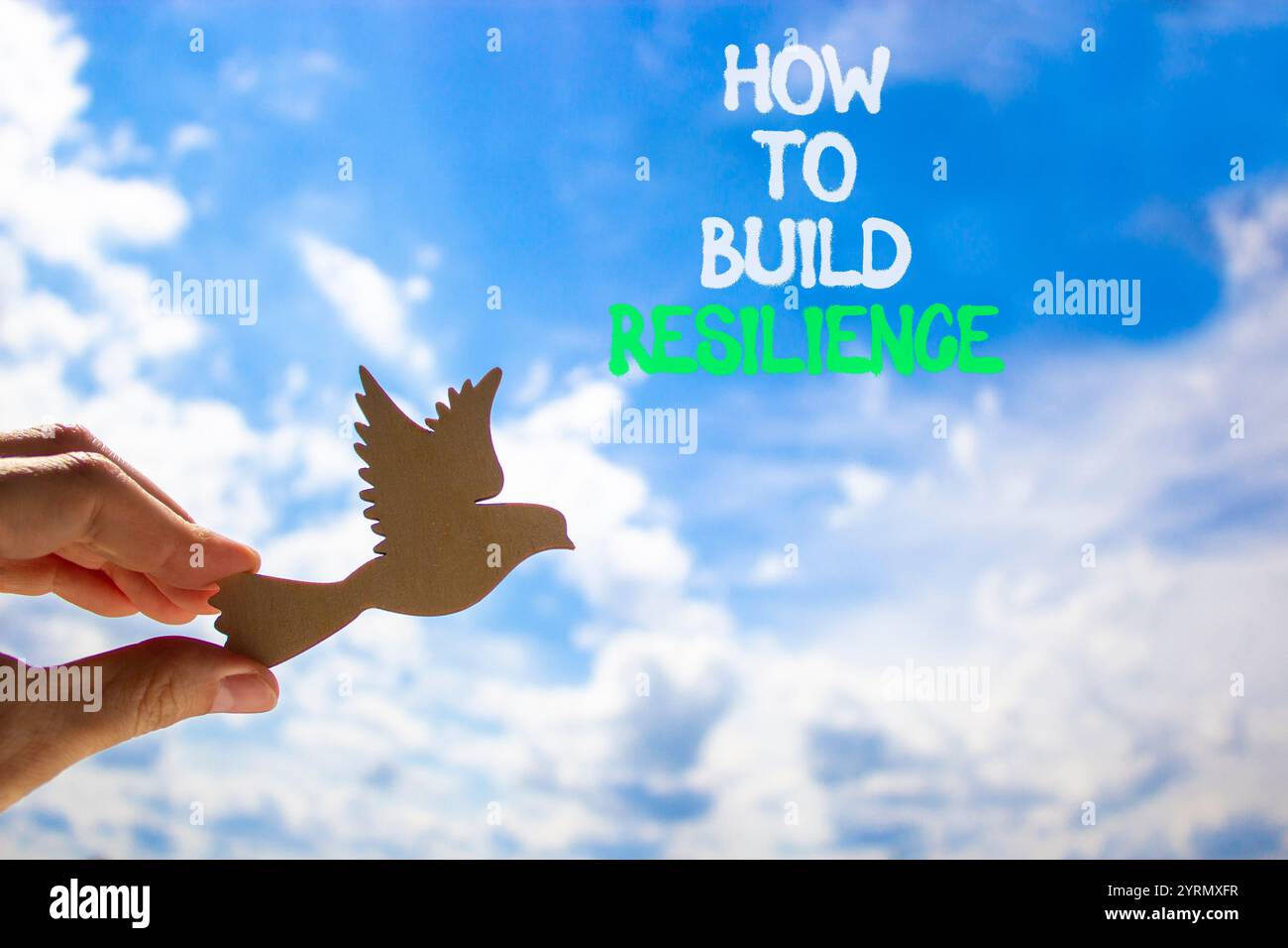 How to build resilience symbol. Concept words How to build resilience ...