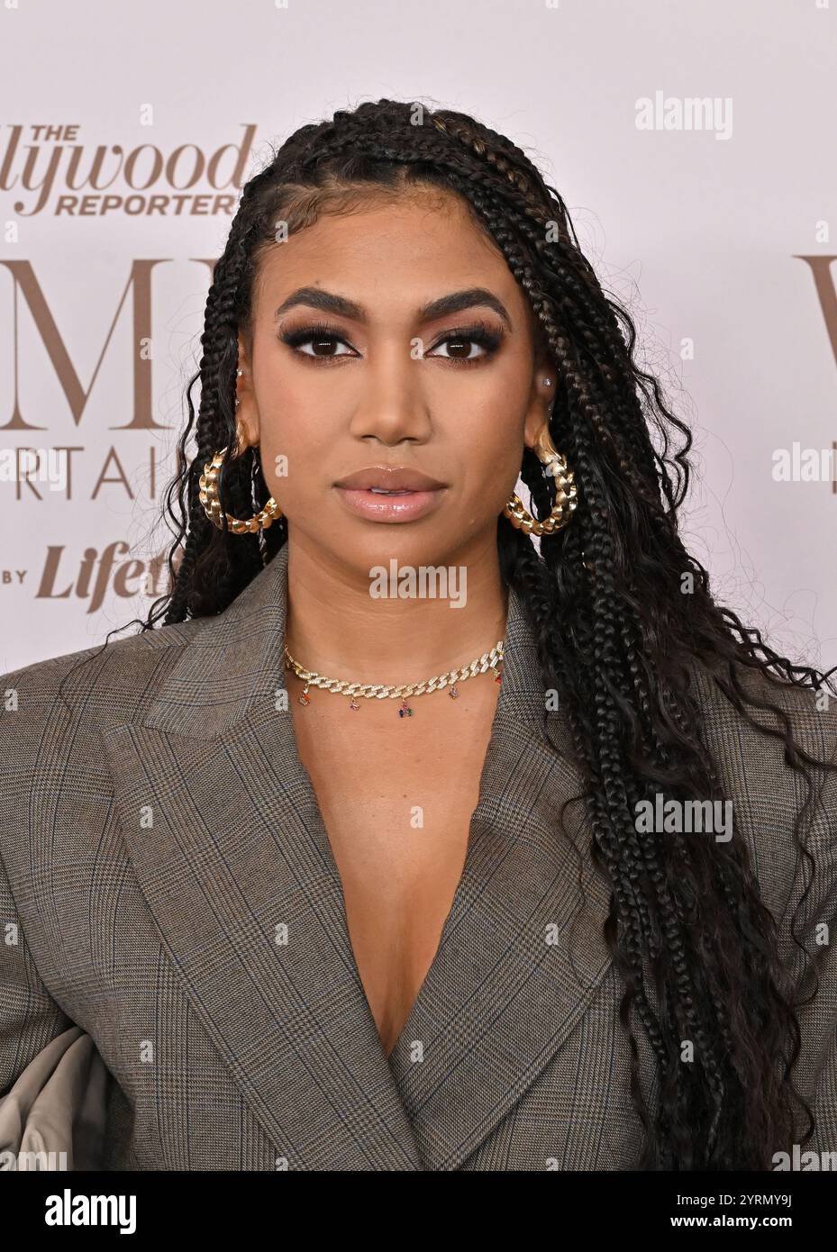 Paige Hurd arriving to The Hollywood Reporter's Annual Women in ...