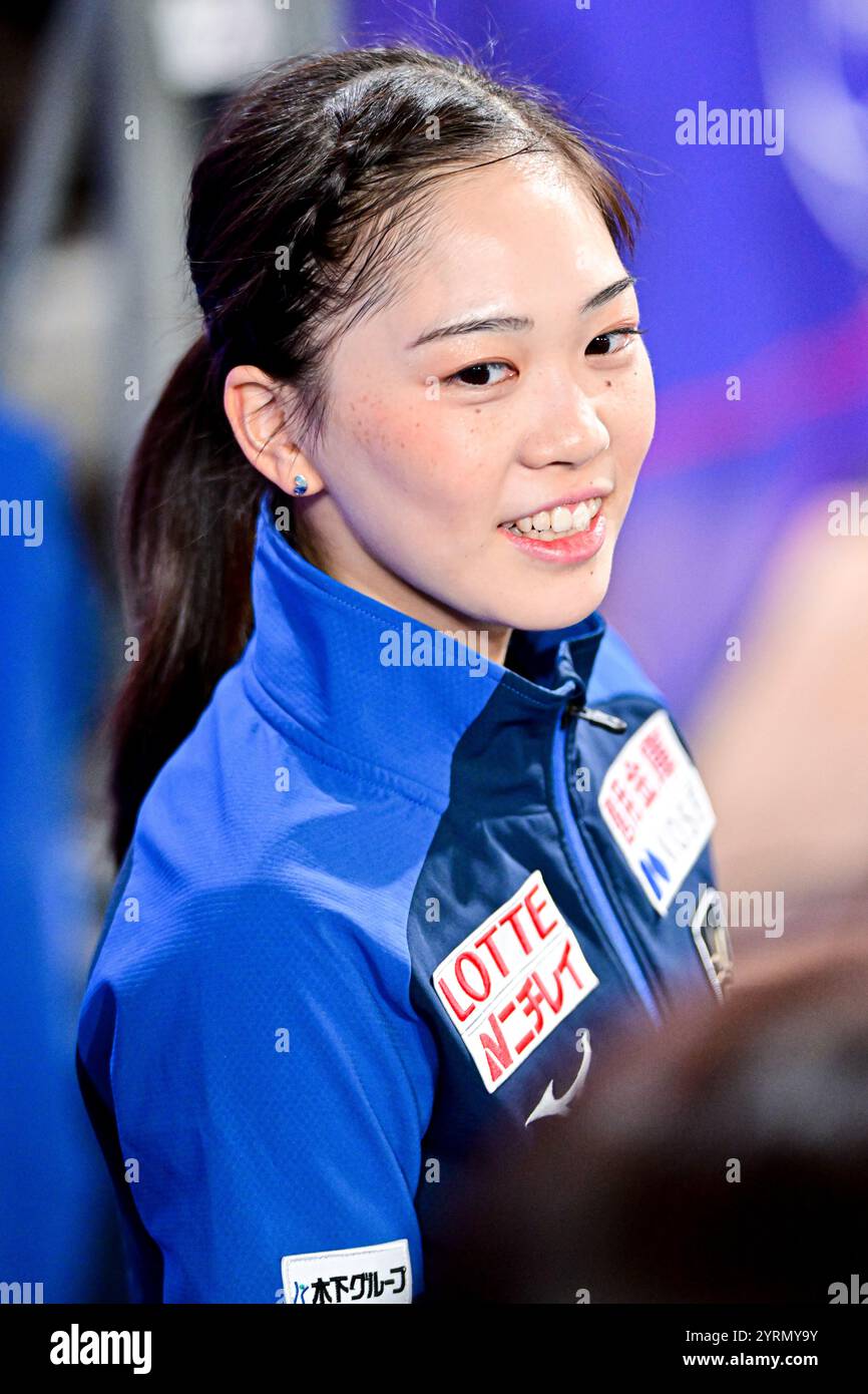 Hana YOSHIDA (JPN), during Senior Women Practice, at the ISU Grand Prix of Figure Skating Final ...