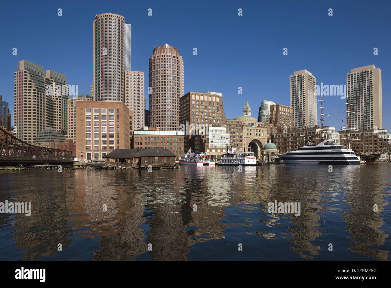 Architecture at rowes wharf in boston hi-res stock photography and ...