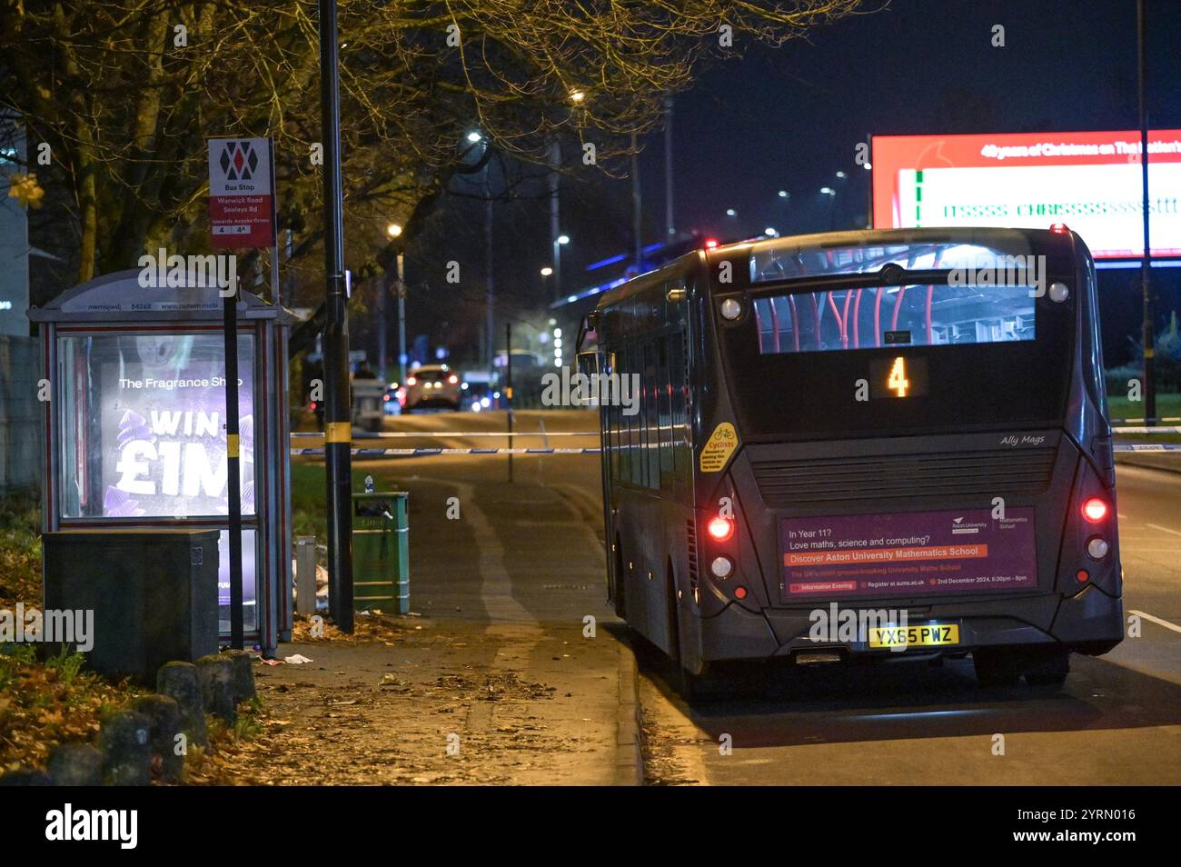 Bus stop stabbed birmingham hi-res stock photography and images - Alamy