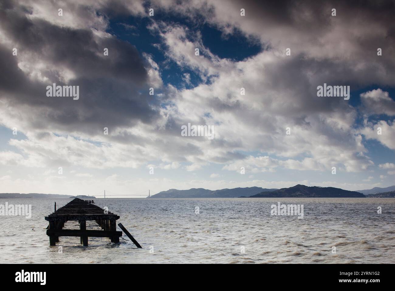 USA, California, San Francisco Bay Area, Berkeley, Berkeley Pier Stock ...