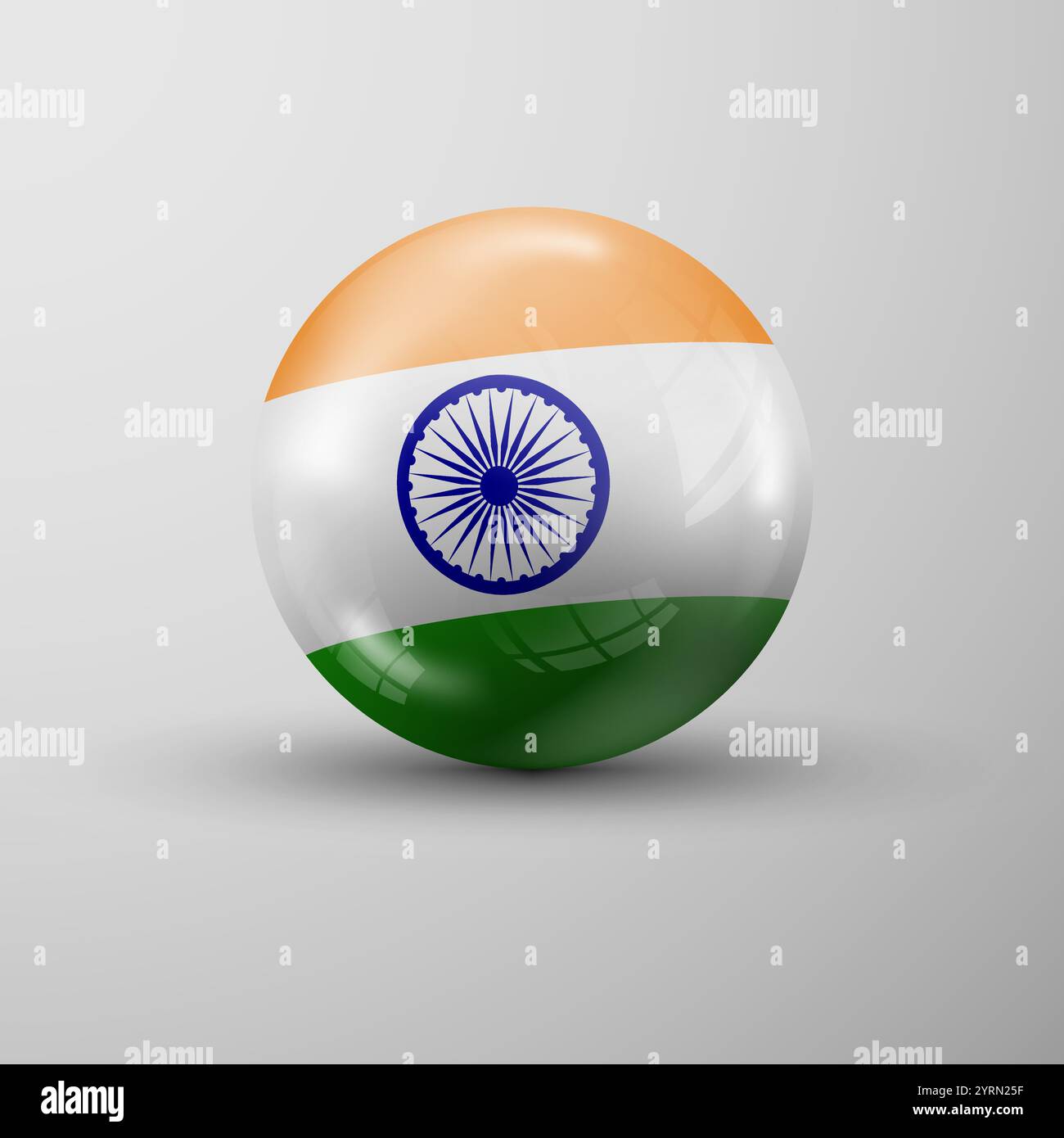 3d sphere background with flag of India. An element of impact for the ...