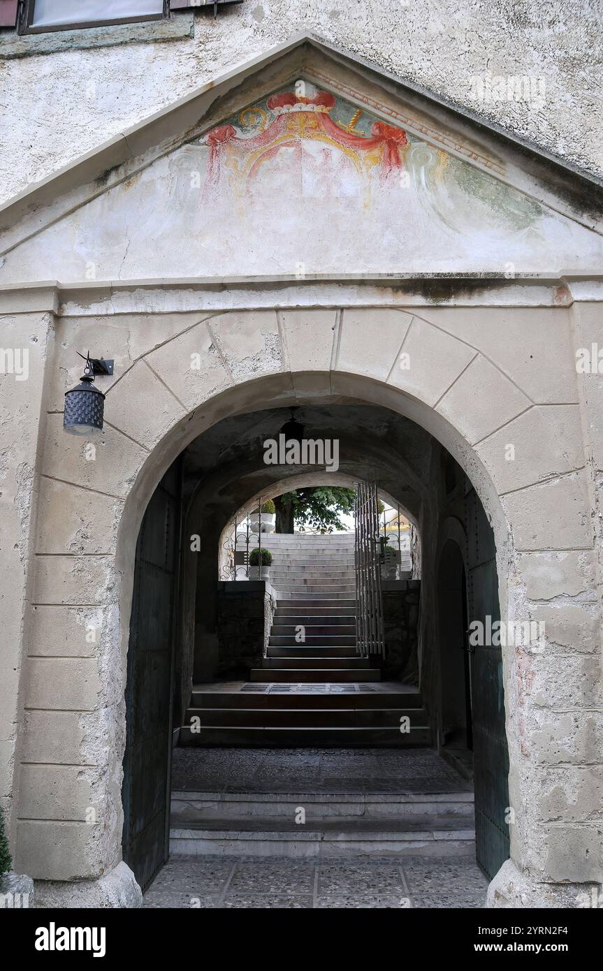 Bled Castle, Blejski grad, medieval castle, Bled, Upper Carniola ...