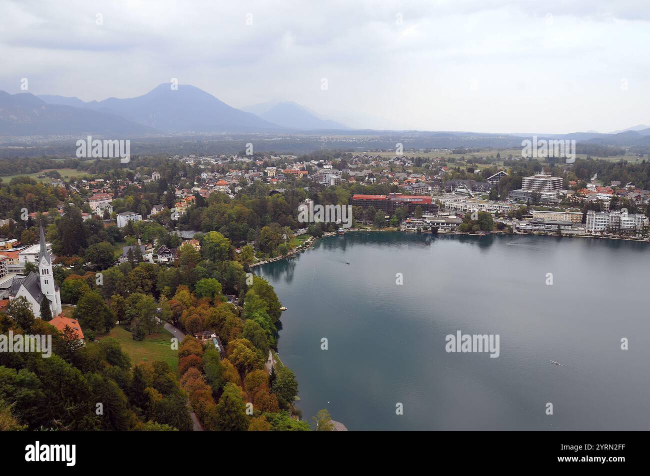 Lake Bled, Blejsko jezero, Bled, Upper Carniola, Slovenia, Europe Stock ...