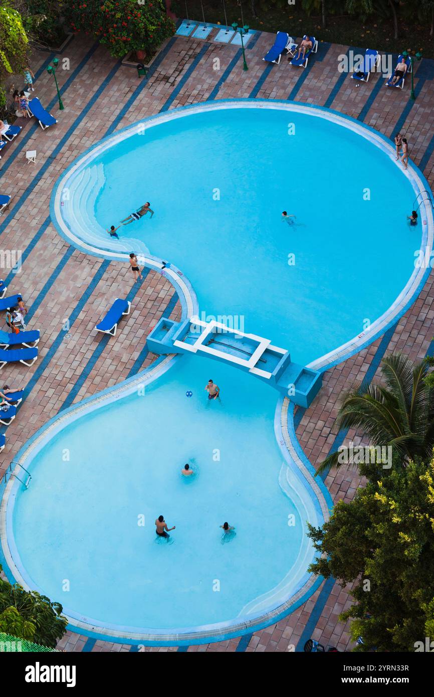 Elevated view swimming pool hi-res stock photography and images - Alamy