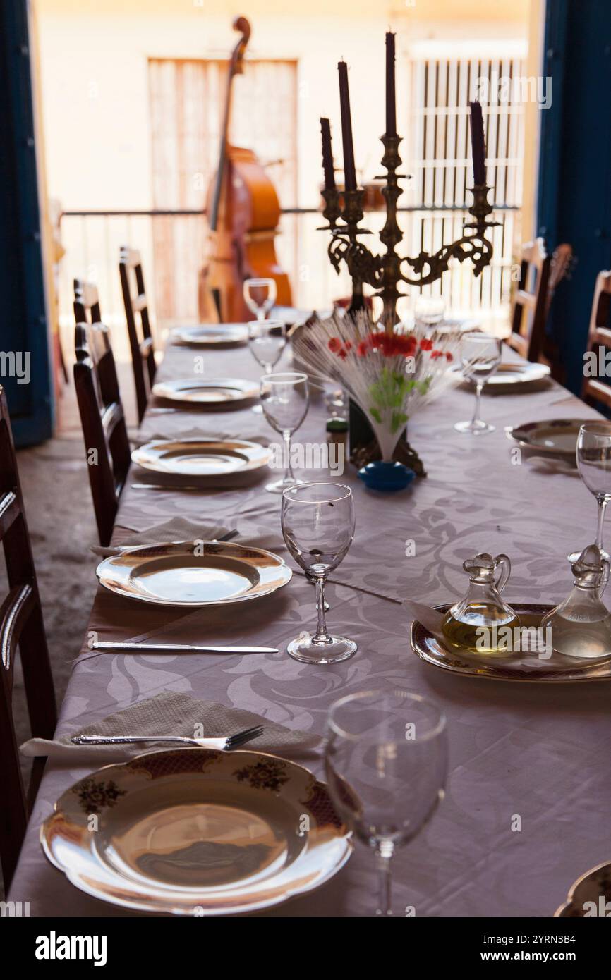 Cuba, Sancti Spiritus Province, Trinidad, privately-run paladar ...