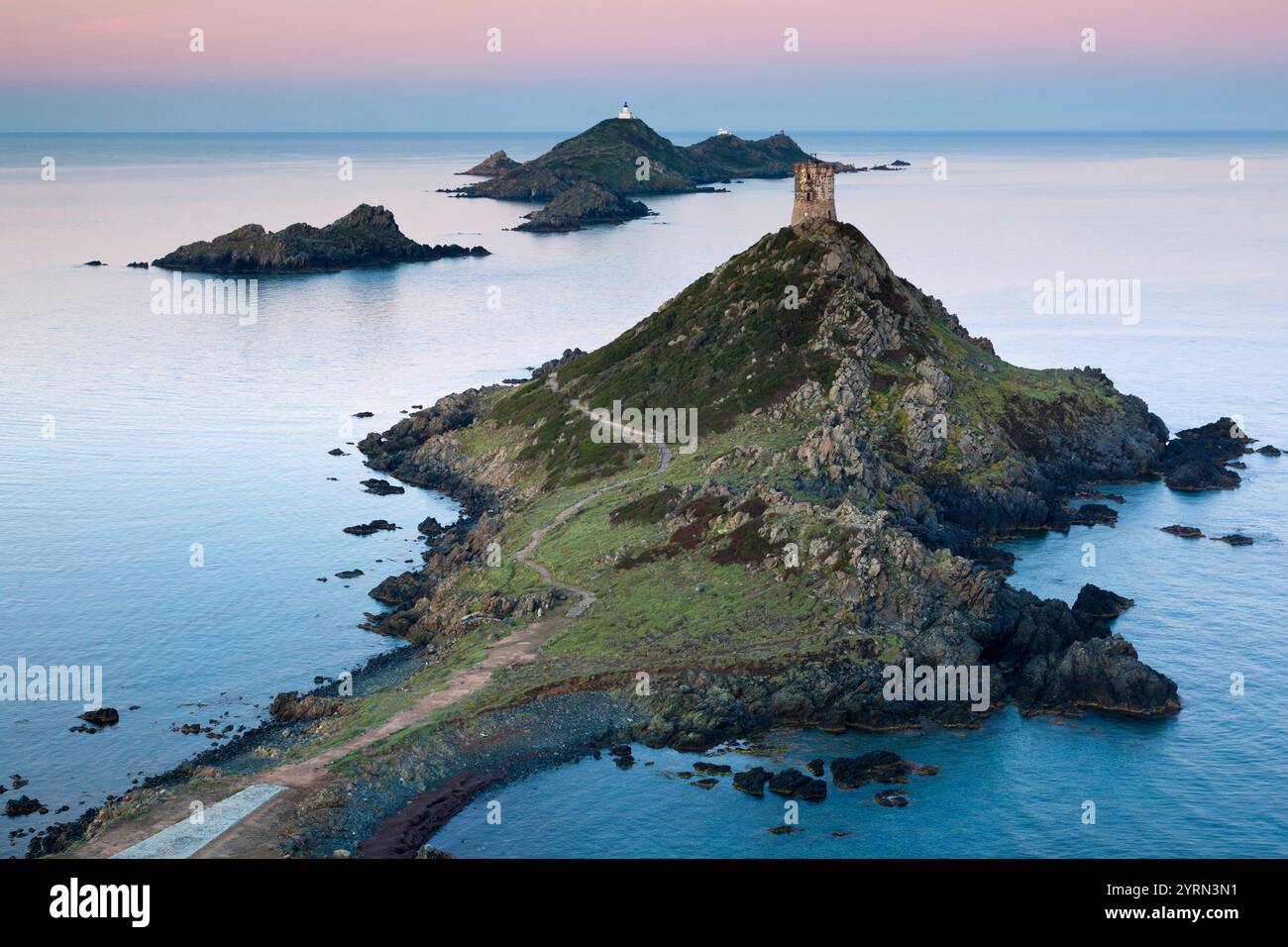 France, Corsica, Corse-du-Sud Department, Corsica West Coast Region, Ajaccio-area, Pointe de la ...