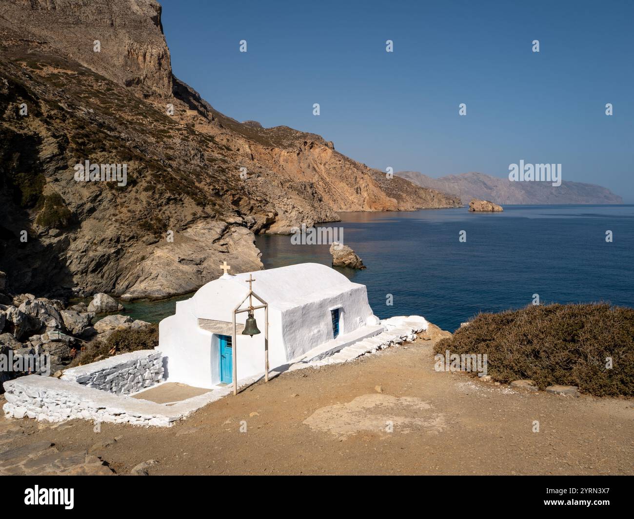On any of the Greek Islands you can stumble upon these small blue and ...