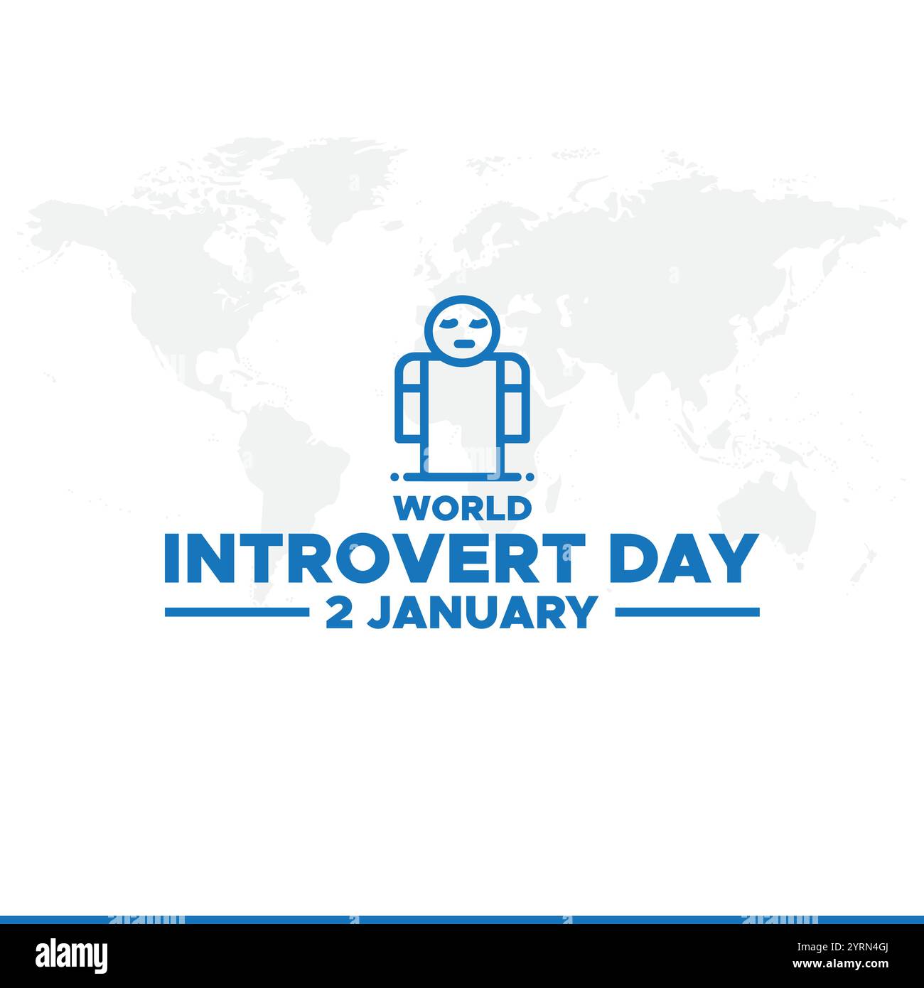 World Introvert Day. People, home and heart. Great for cards, banners ...