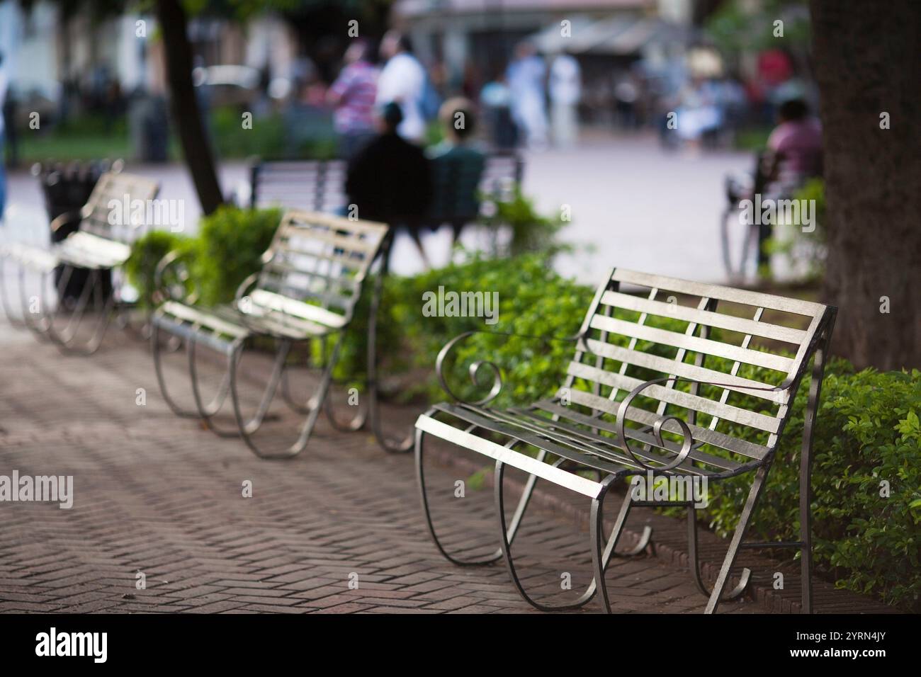Dominican Republic, Santo Domingo, Zona Colonial, Parque Colon park ...