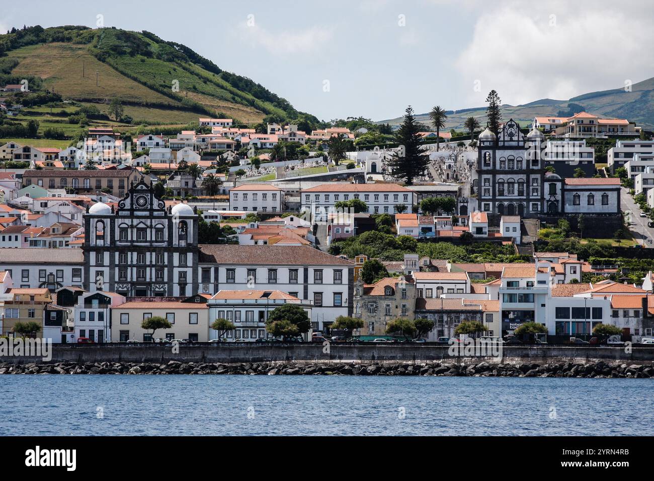 Traditional Azores Architecture, Horta, Faial Featuring Historic ...
