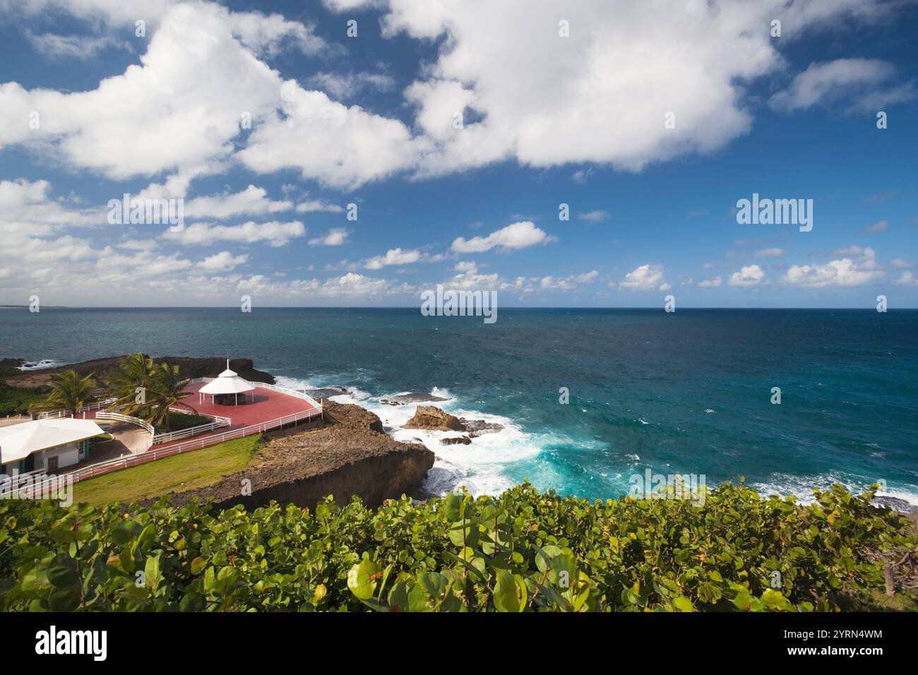 Puerto Rico, North Coast, Arecibo, Arecibo Lighthouse Park, coastlline ...