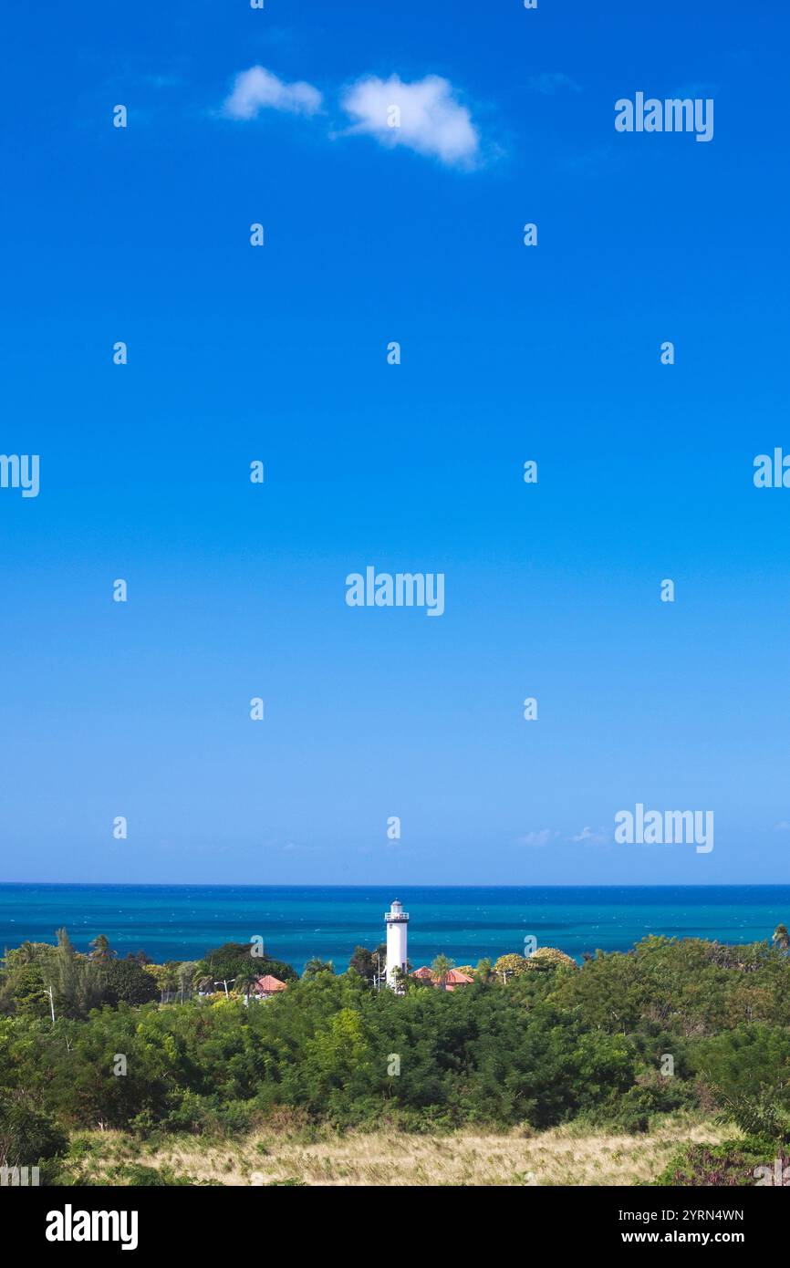 Puerto Rico, West Coast, Rincon, Punta Higuero Lighthouse Stock Photo ...