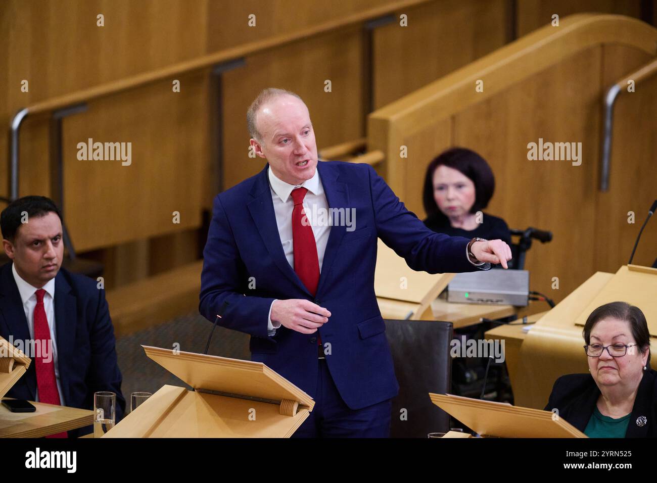 Edinburgh Scotland, UK 04 December 2024. Michael Marra MSP at the ...
