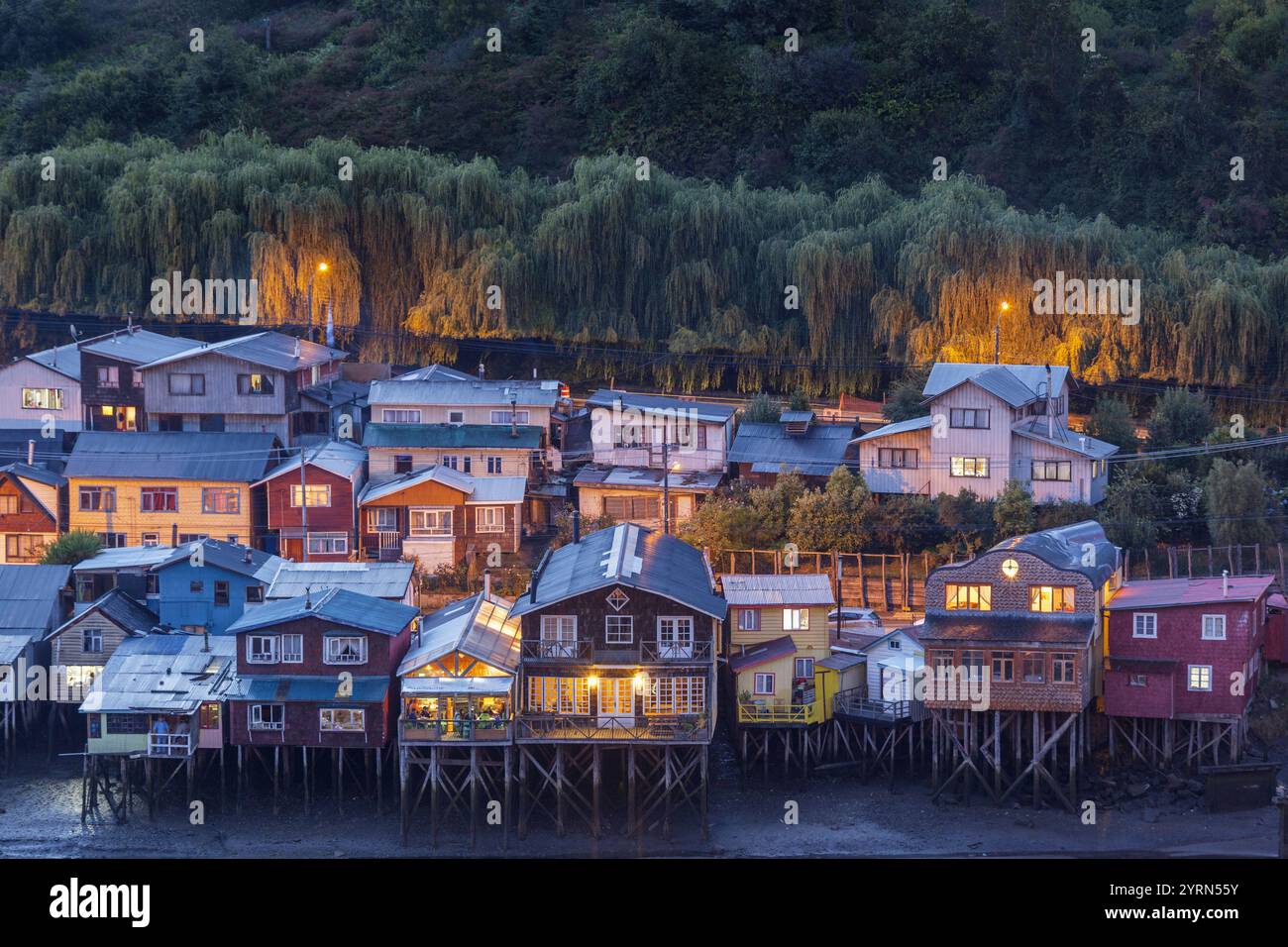 Chile chiloe island castro hi-res stock photography and images - Alamy