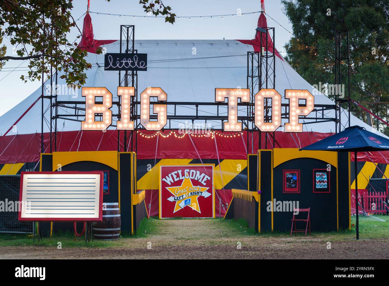 Australia, South Australia, Adelaide, Rundle Park, The Little Big Top ...