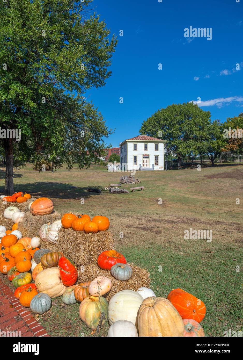 Dallas Heritage Village, Old City Park, Dallas, Texas, USA Stock Photo ...