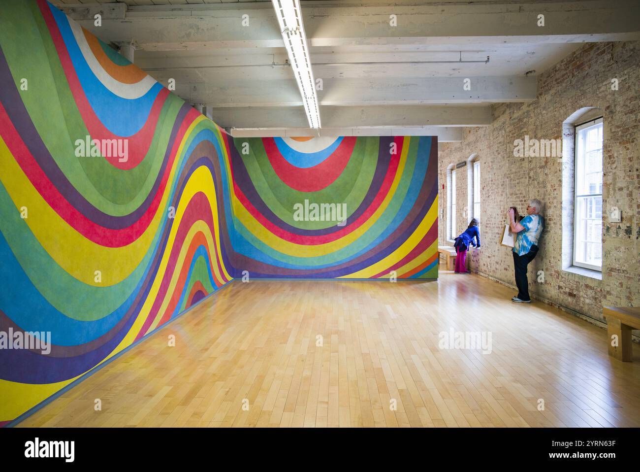 USA, Massachusetts, North Adams, Mass MOCA, Massachusetts Museum of ...