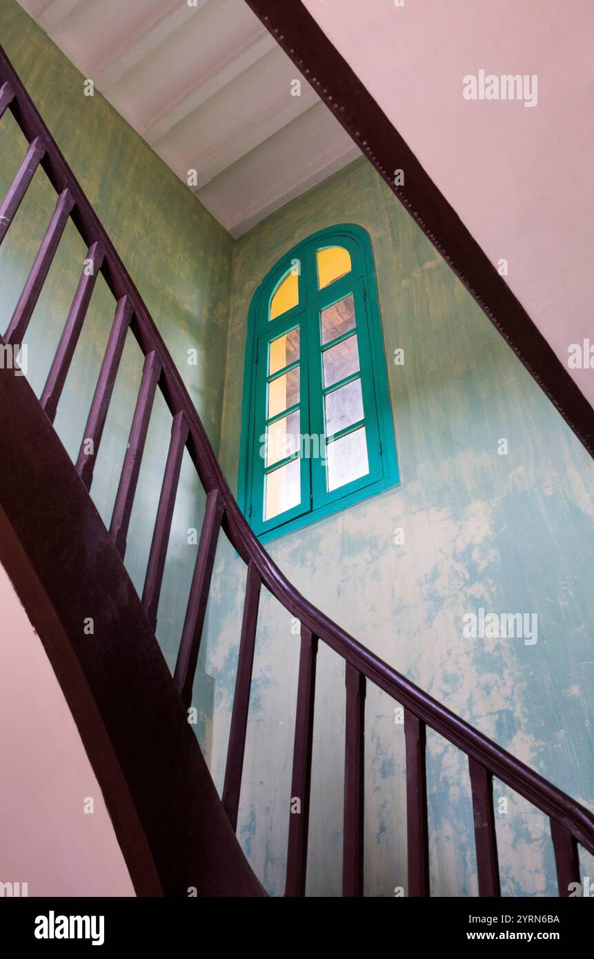 Vietnam, Hanoi, Ho Chi Minh House, stairs Stock Photo - Alamy